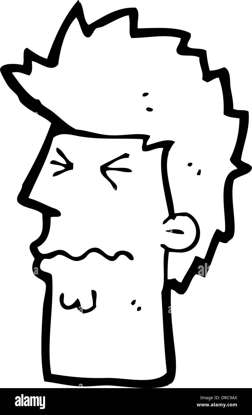cartoon stressed out face Stock Vector Image & Art - Alamy