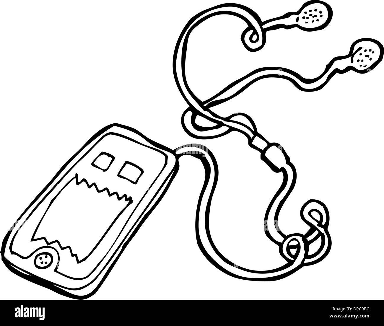 cartoon music player Stock Vector Image & Art - Alamy