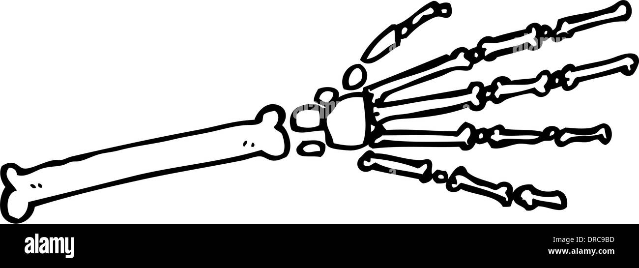 cartoon skeleton hand Stock Vector Image & Art - Alamy