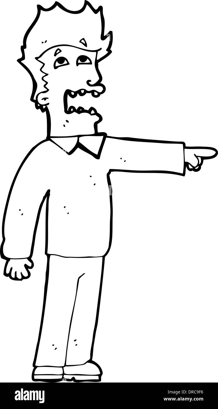 Man Accusing Cartoon High Resolution Stock Photography and Images - Alamy