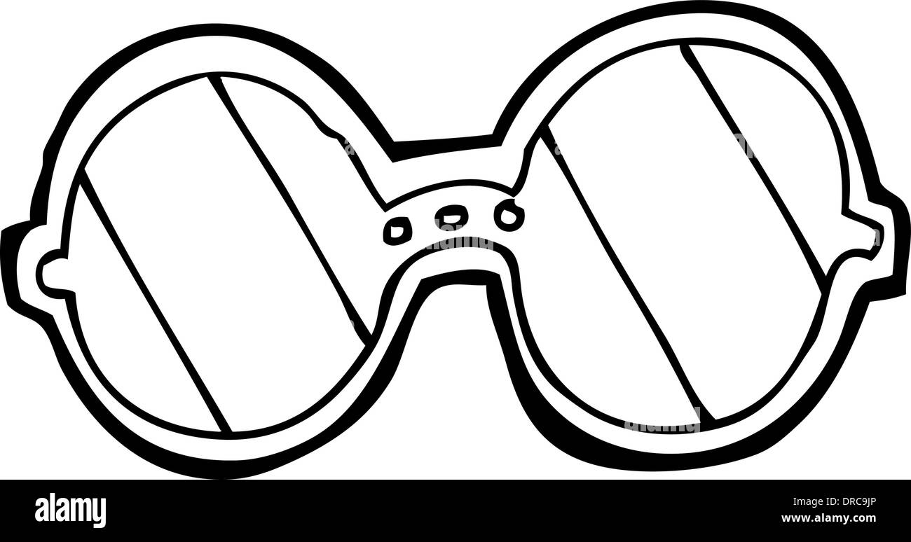 Spectacles cartoon Black and White Stock Photos & Images - Alamy