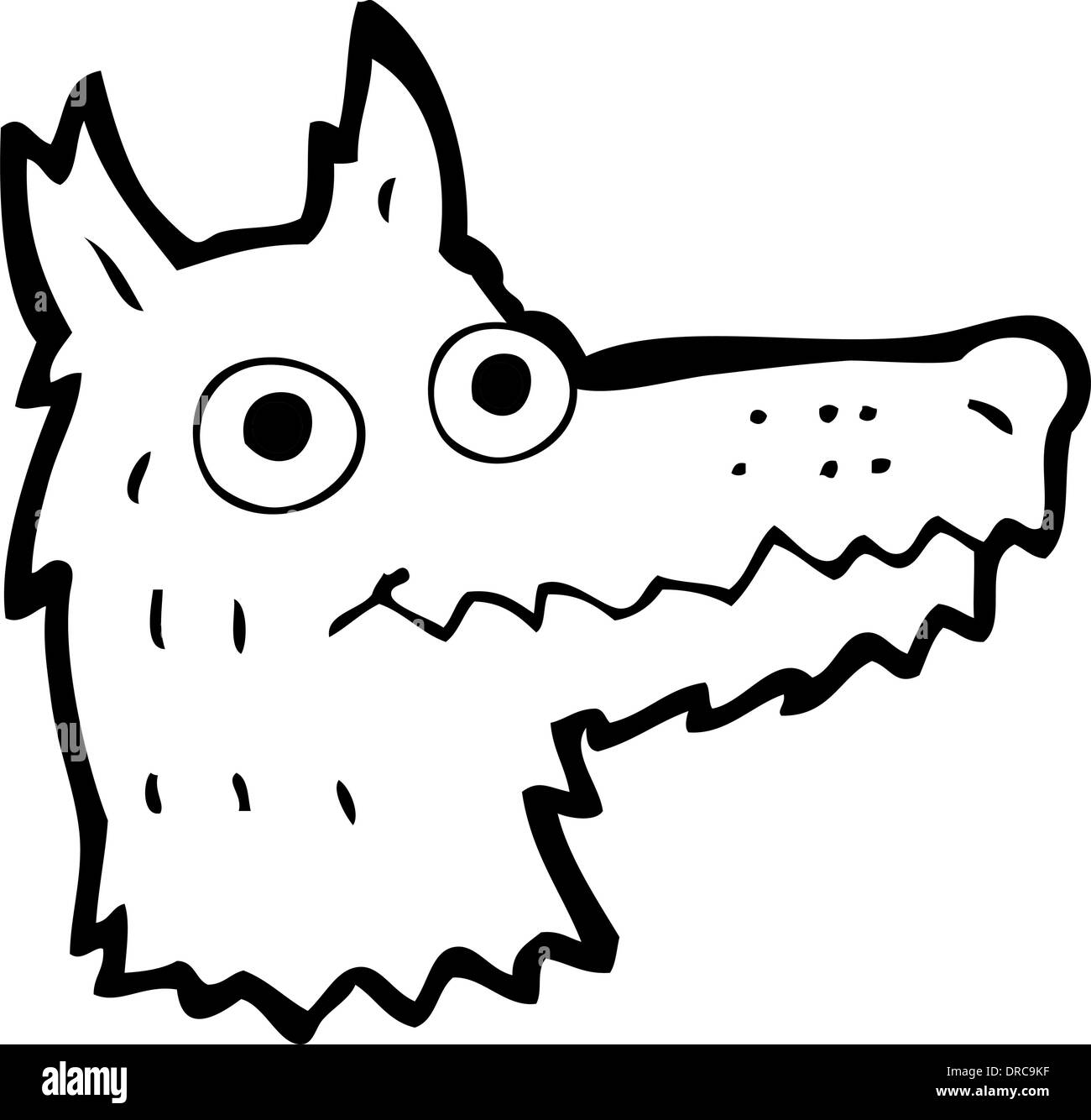 cartoon wolf head Stock Vector Image & Art - Alamy