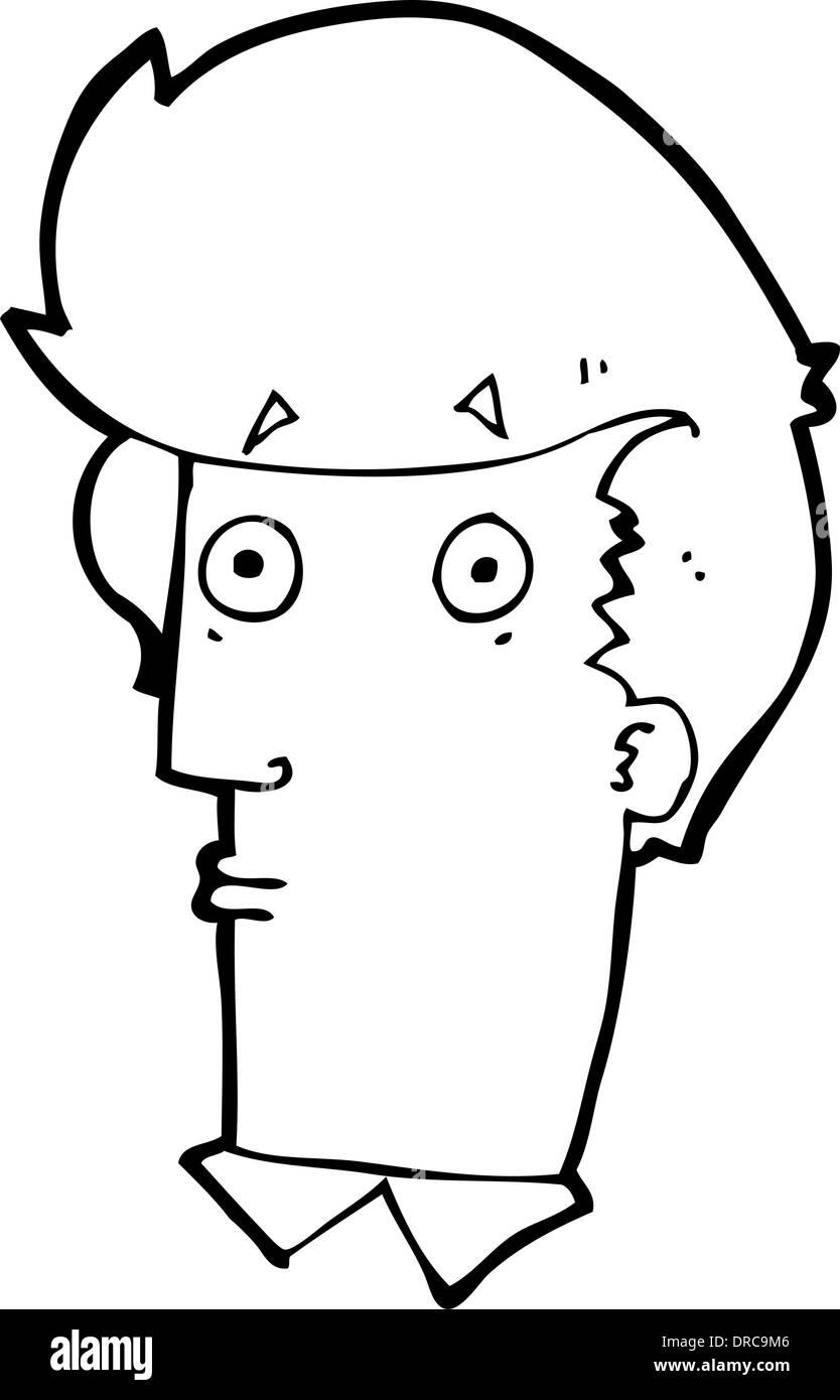 cartoon surprised expression Stock Vector Image & Art - Alamy