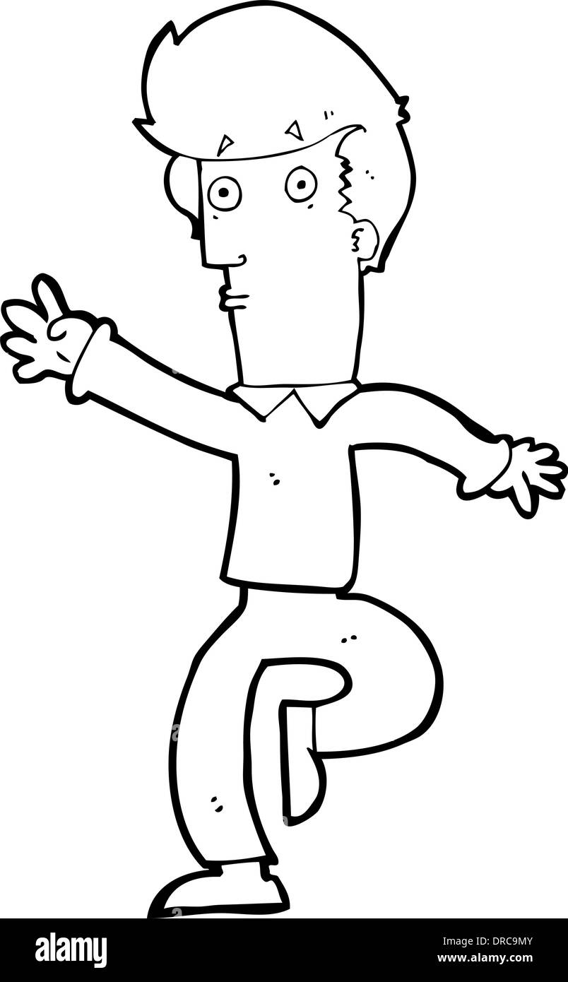 cartoon rushing man Stock Vector Image & Art - Alamy