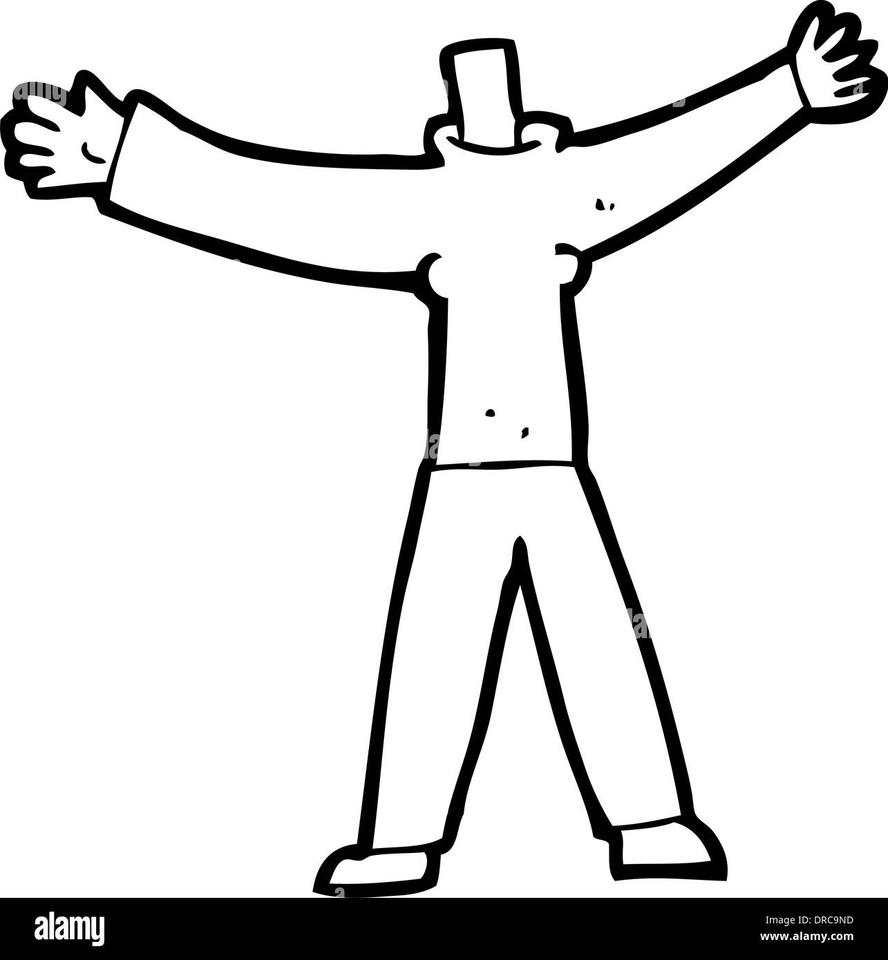 cartoon headless body (mix and match cartoons or add own photo Stock ...