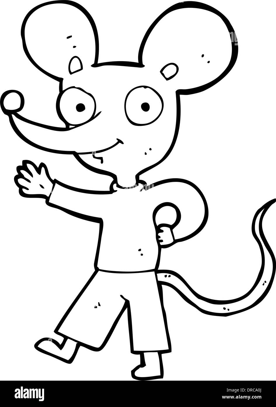 cartoon waving mouse Stock Vector Image & Art - Alamy