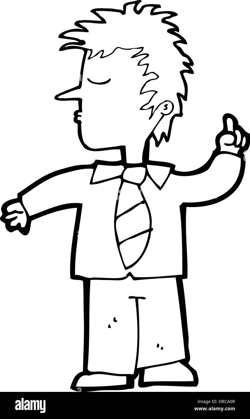 cartoon man making his point Stock Vector Image & Art - Alamy