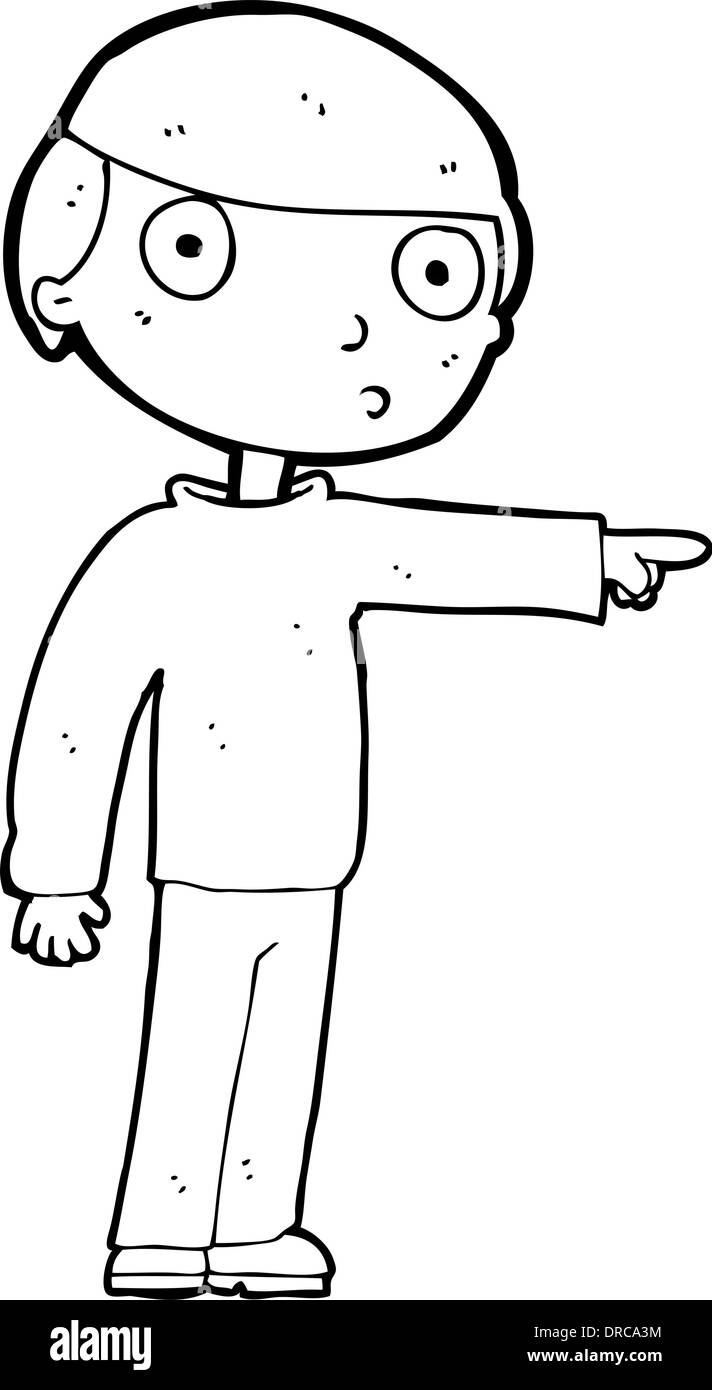 cartoon man pointing Stock Vector Image & Art - Alamy