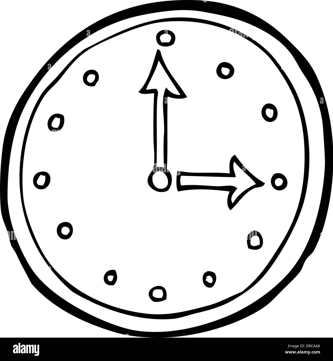 Rough clock Black and White Stock Photos & Images - Alamy