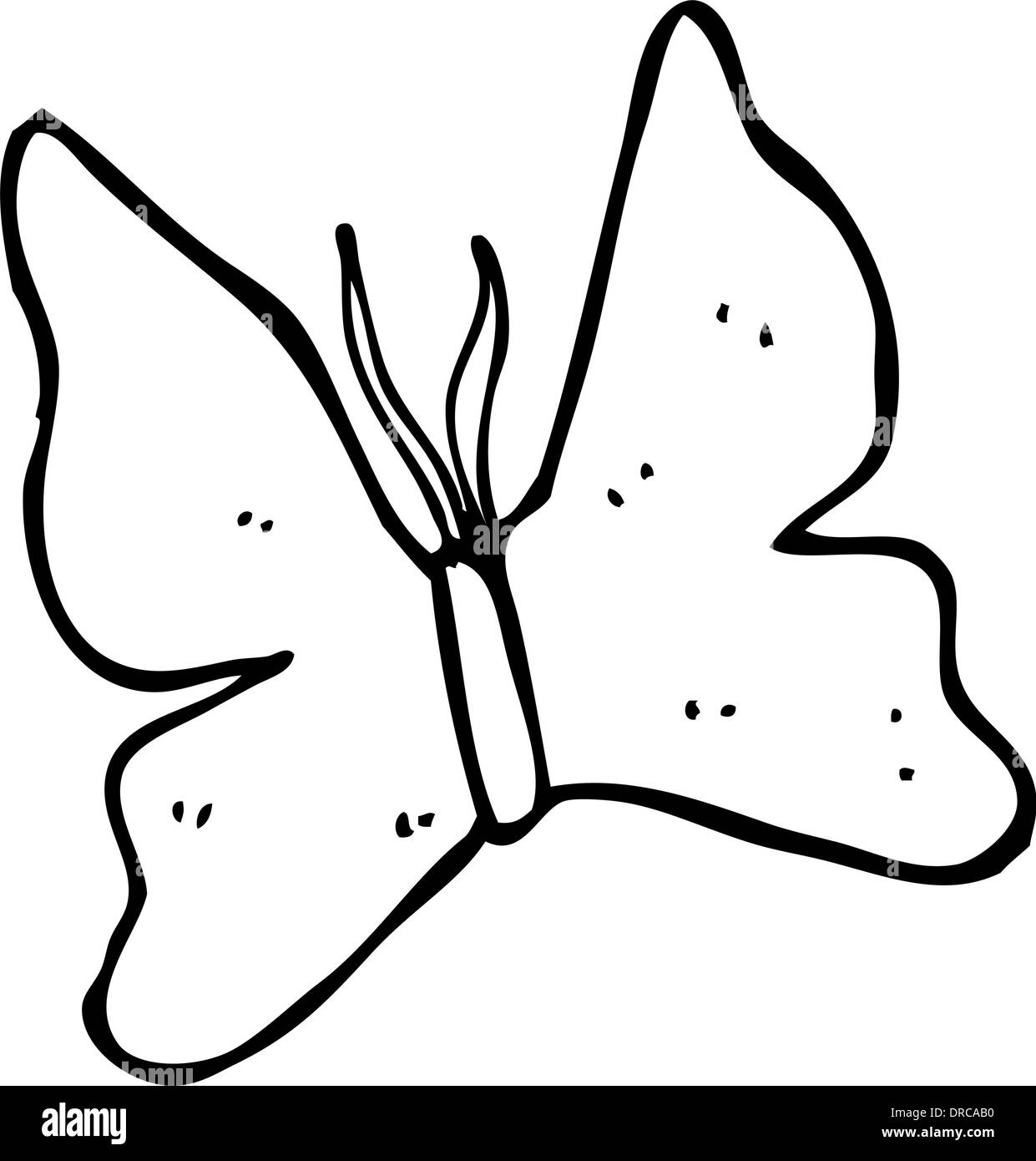 Butterfly bug character cartoon Black and White Stock Photos & Images ...