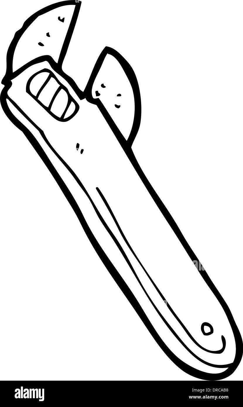 cartoon adjustable spanner Stock Vector Image & Art - Alamy