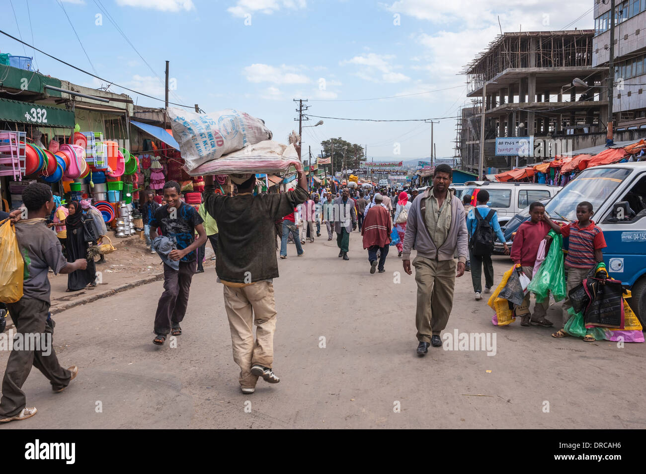 Market Addis Ababa Ethiopia Africa High Resolution Stock Photography ...
