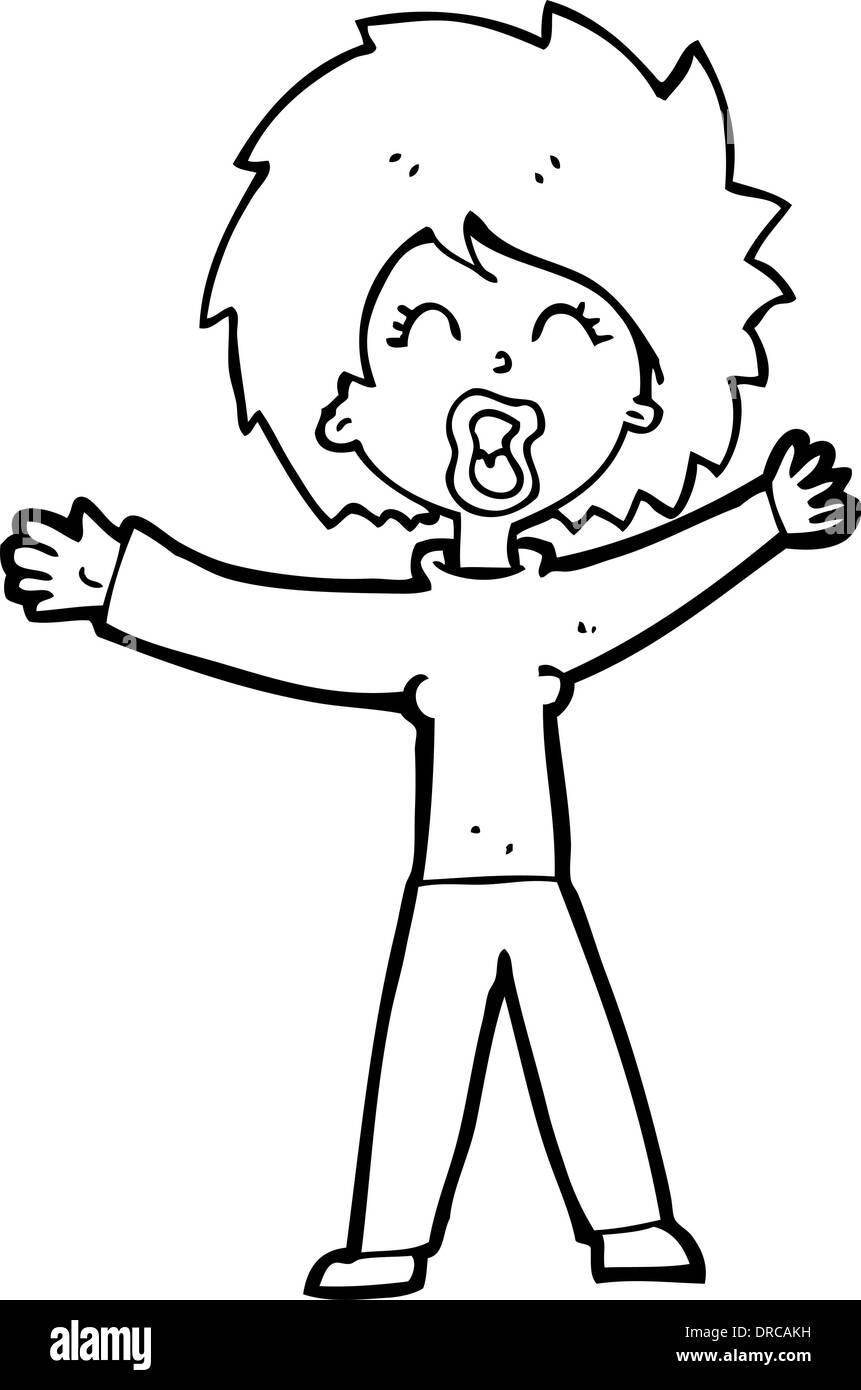cartoon woman shouting Stock Vector Image & Art - Alamy