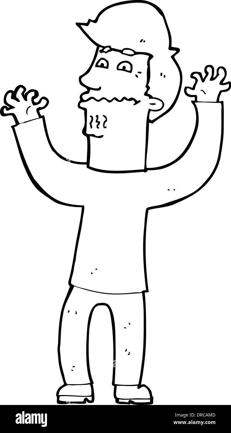 cartoon nervous man Stock Vector Image & Art - Alamy