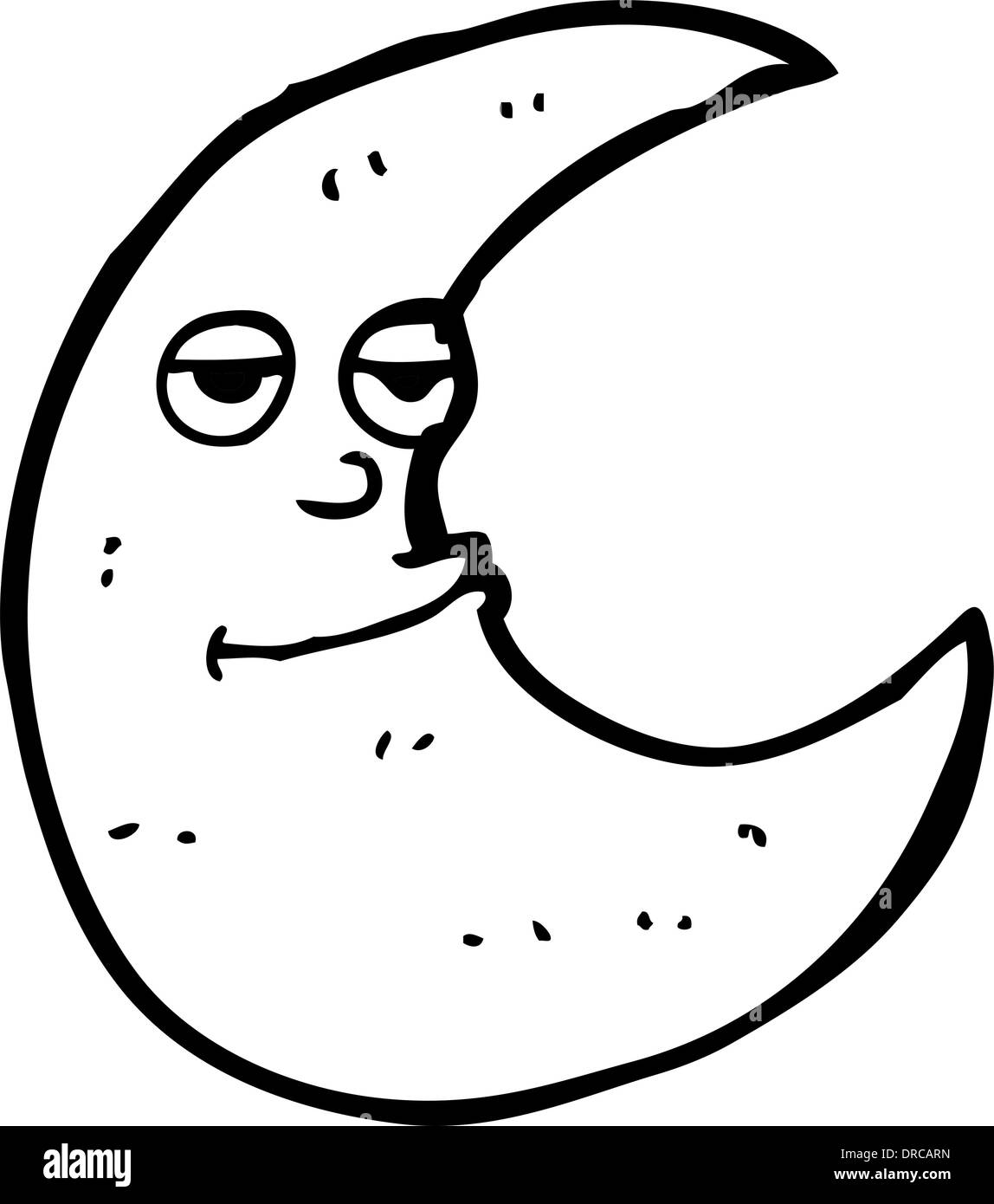 happy cartoon moon Stock Vector Image & Art - Alamy