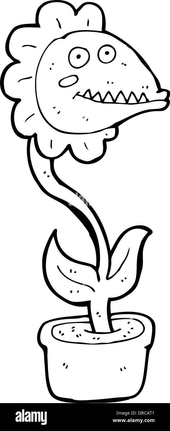 cartoon monster plant Stock Vector Image & Art - Alamy