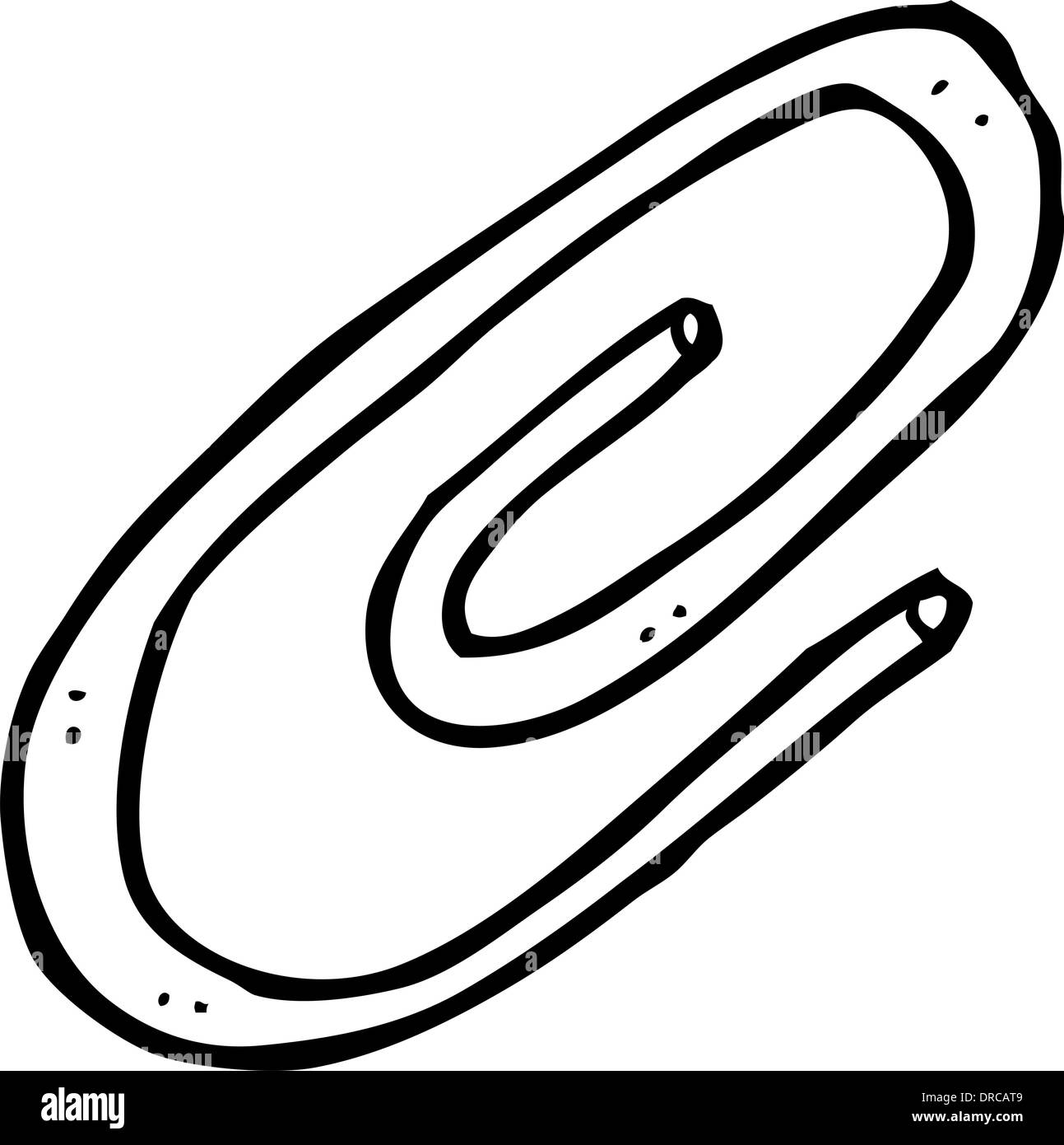 Cartoon paperclip Black and White Stock Photos & Images - Alamy