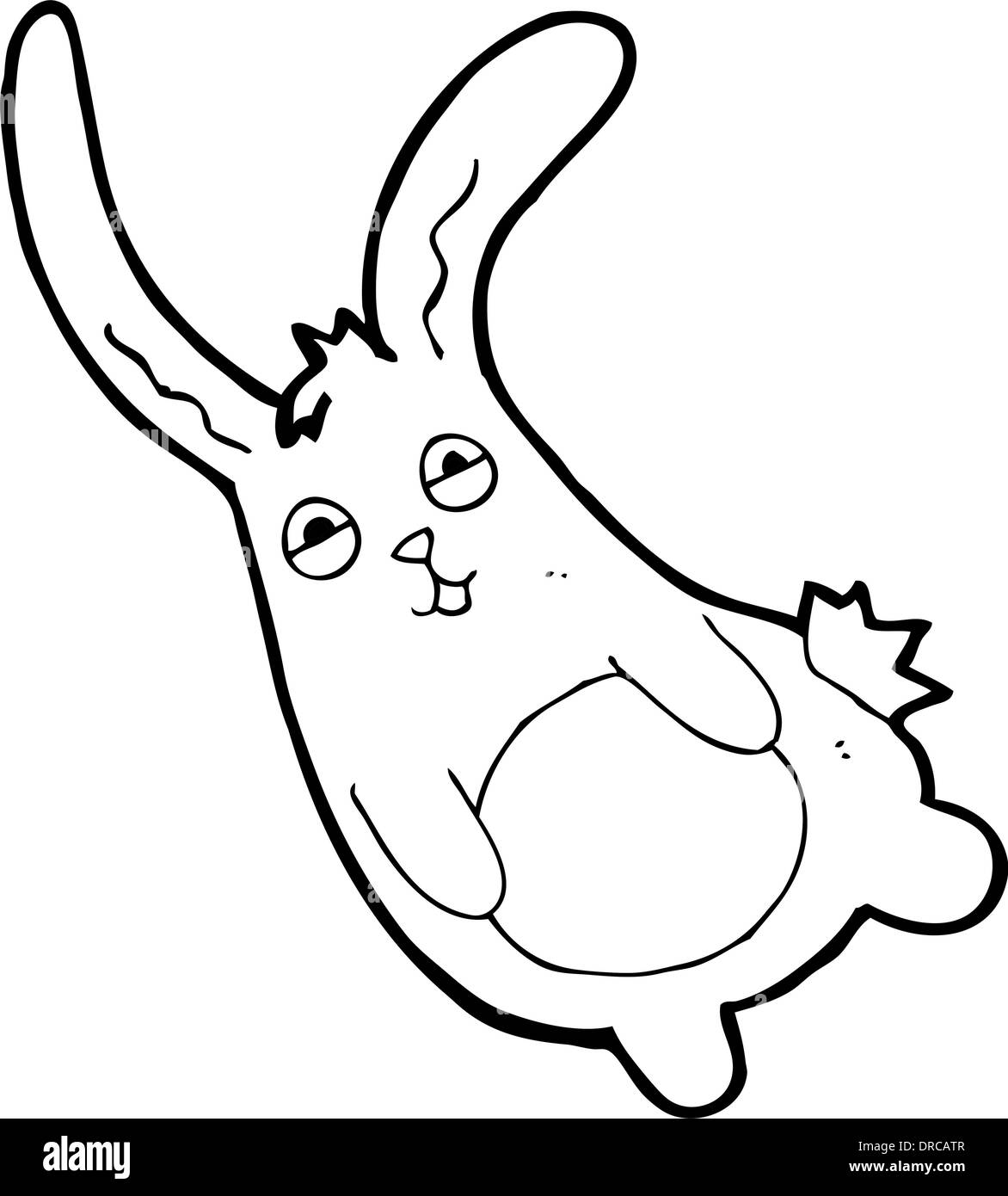 funny cartoon rabbit Stock Vector Image & Art - Alamy