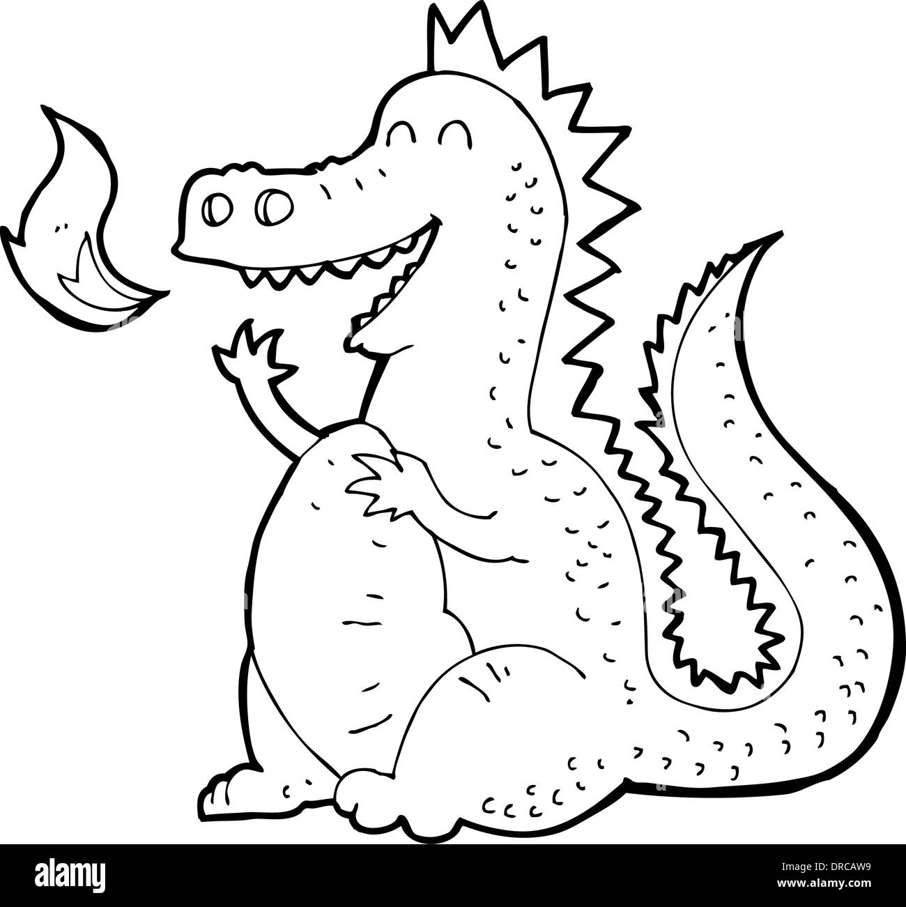 Dragon Breathing Fire Clipart