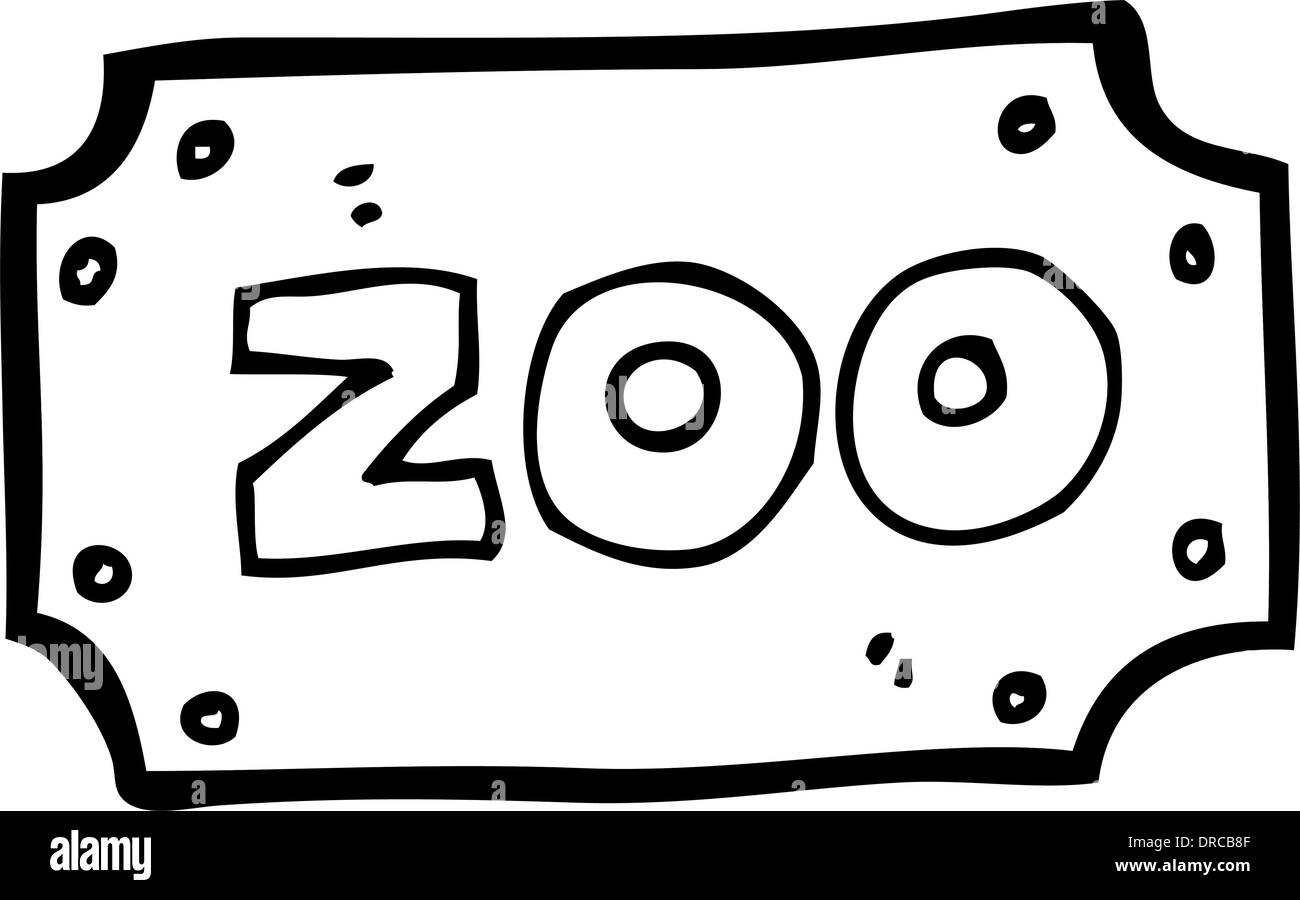 cartoon zoo sign Stock Vector Image & Art - Alamy