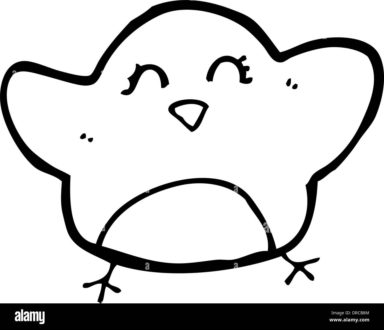 Robin bird drawing vector Black and White Stock Photos & Images - Alamy