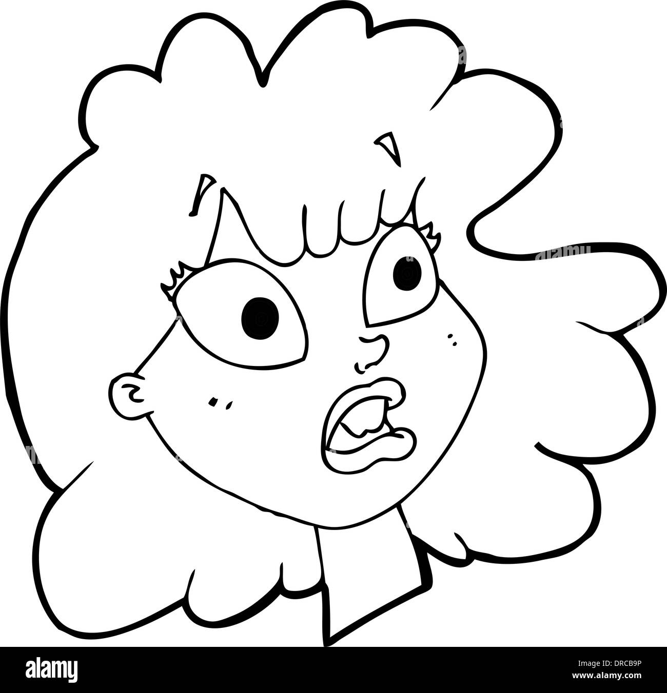 Horrified Face Cartoon