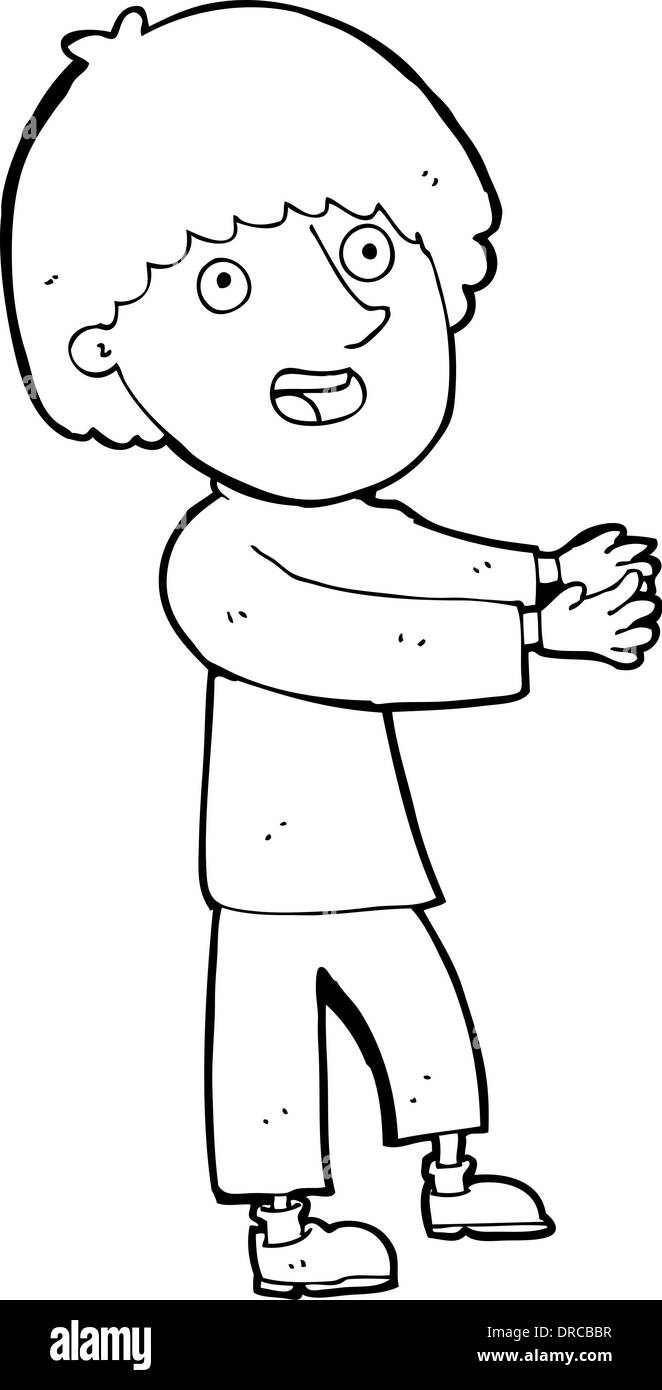 cartoon happy man showing Stock Vector Image & Art - Alamy