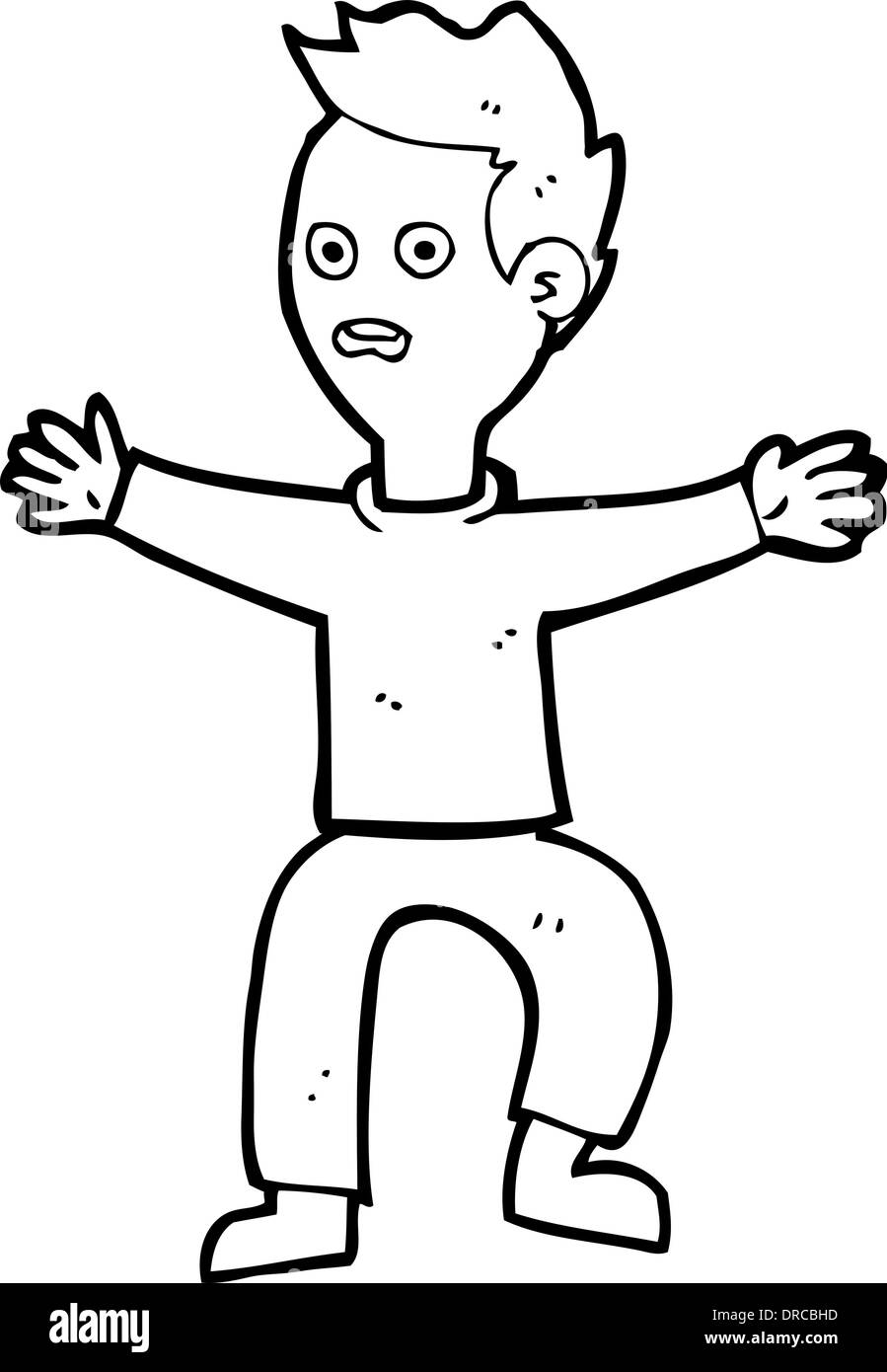 cartoon man panicking Stock Vector Image & Art - Alamy