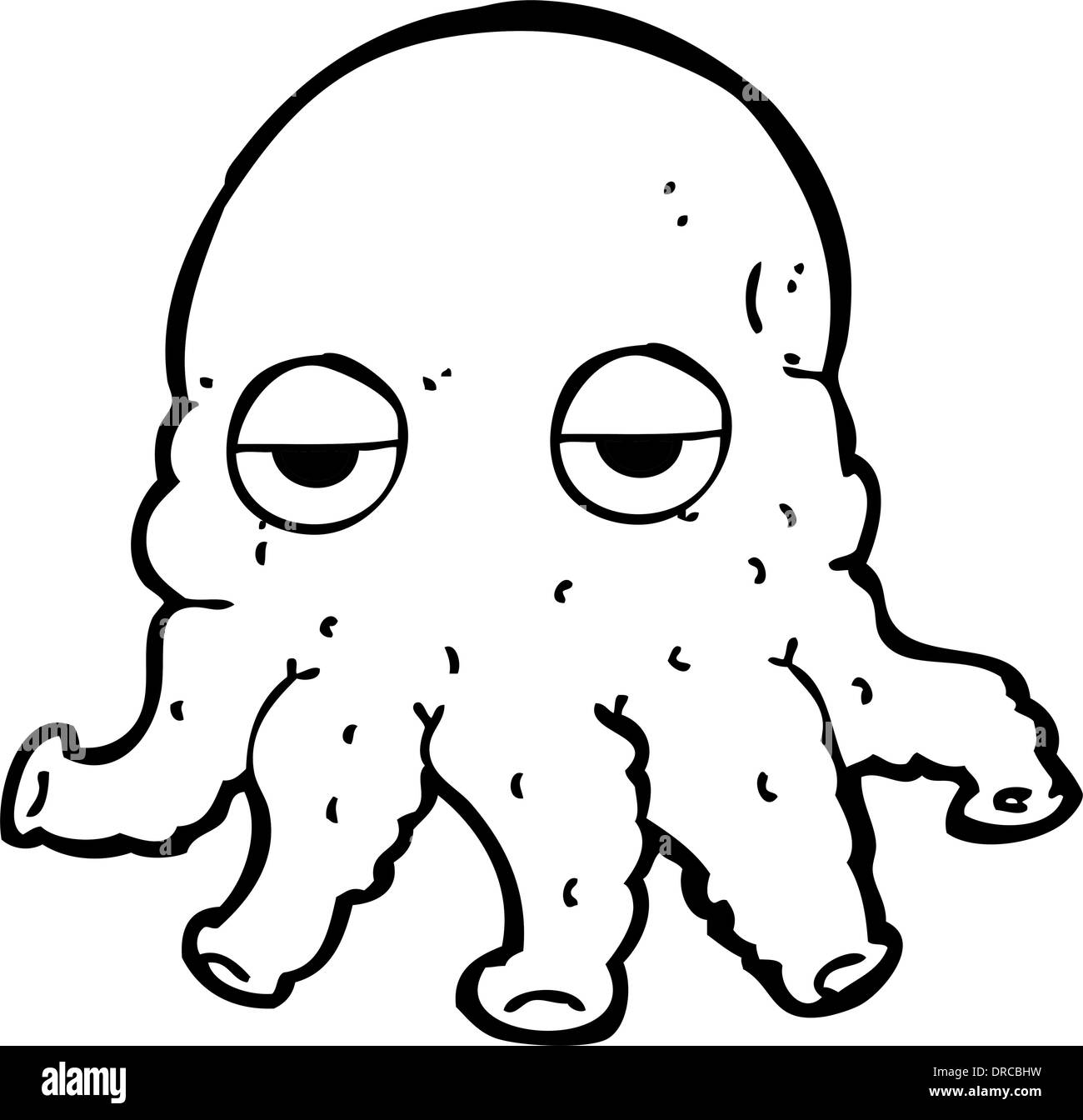 cartoon alien squid face Stock Vector Image & Art - Alamy