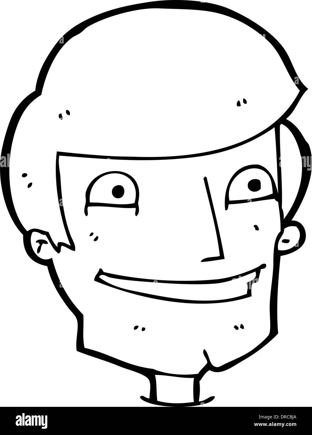 cartoon grinning man Stock Vector Image & Art - Alamy