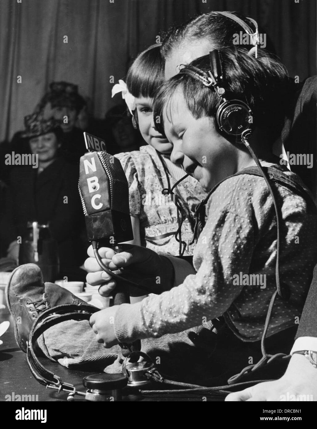 Communication radio history historical archive archival Black and White ...