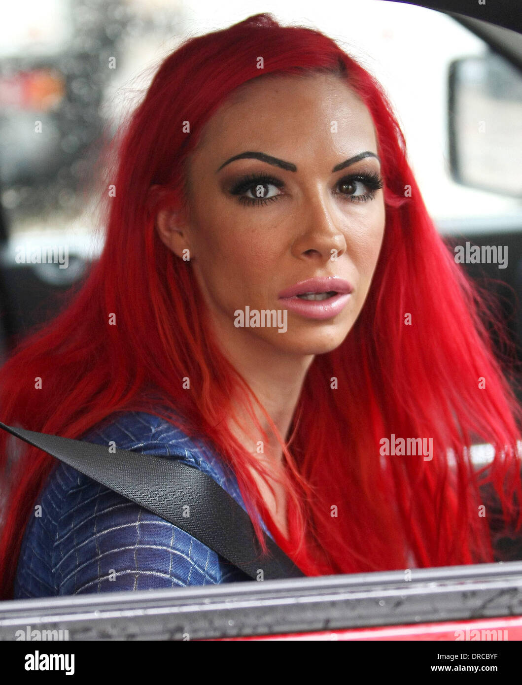 Jodie Marsh at the ITV studios London, England - 16.07.12 Stock Photo ...