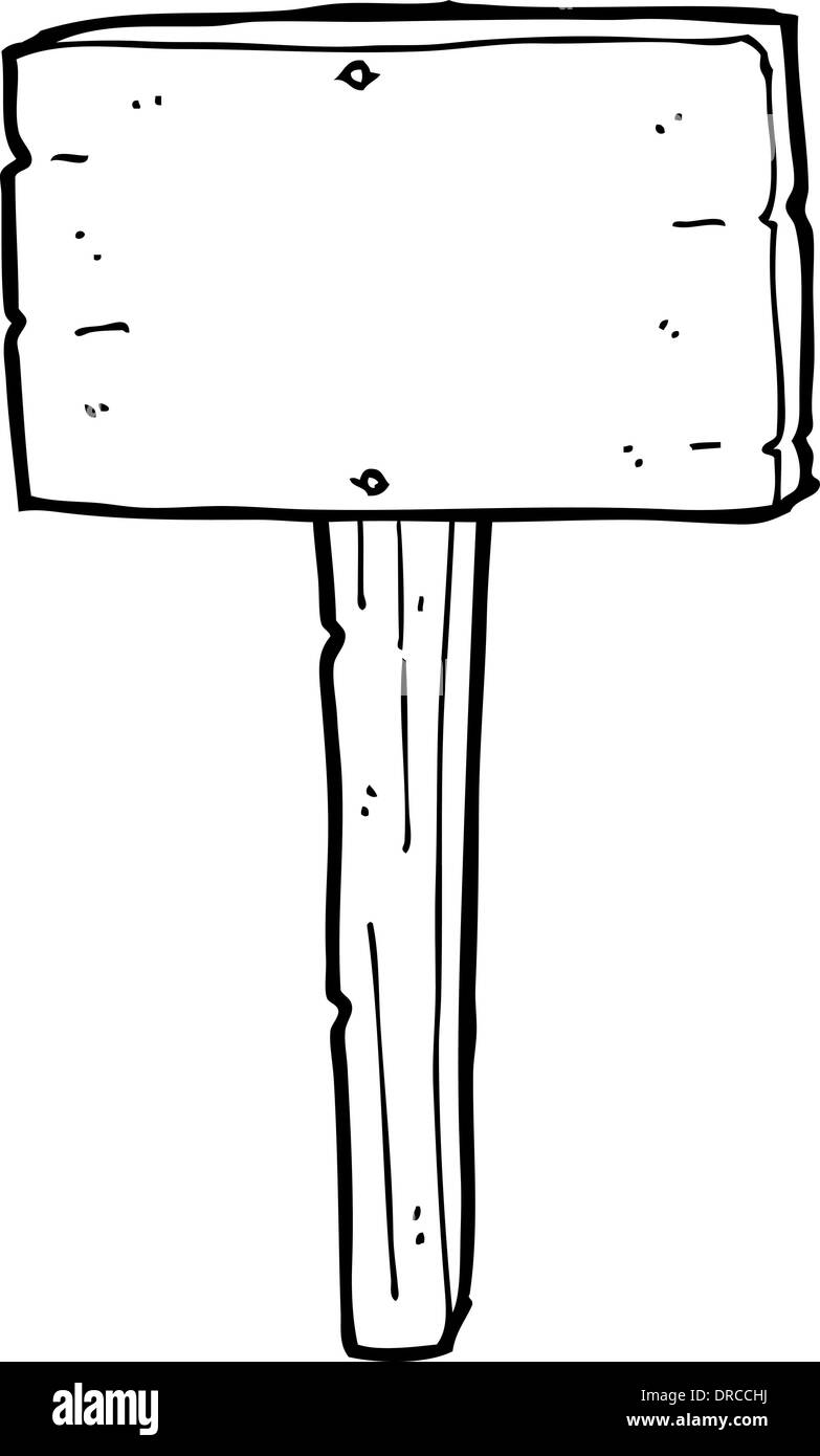 cartoon sign post Stock Vector Image & Art - Alamy