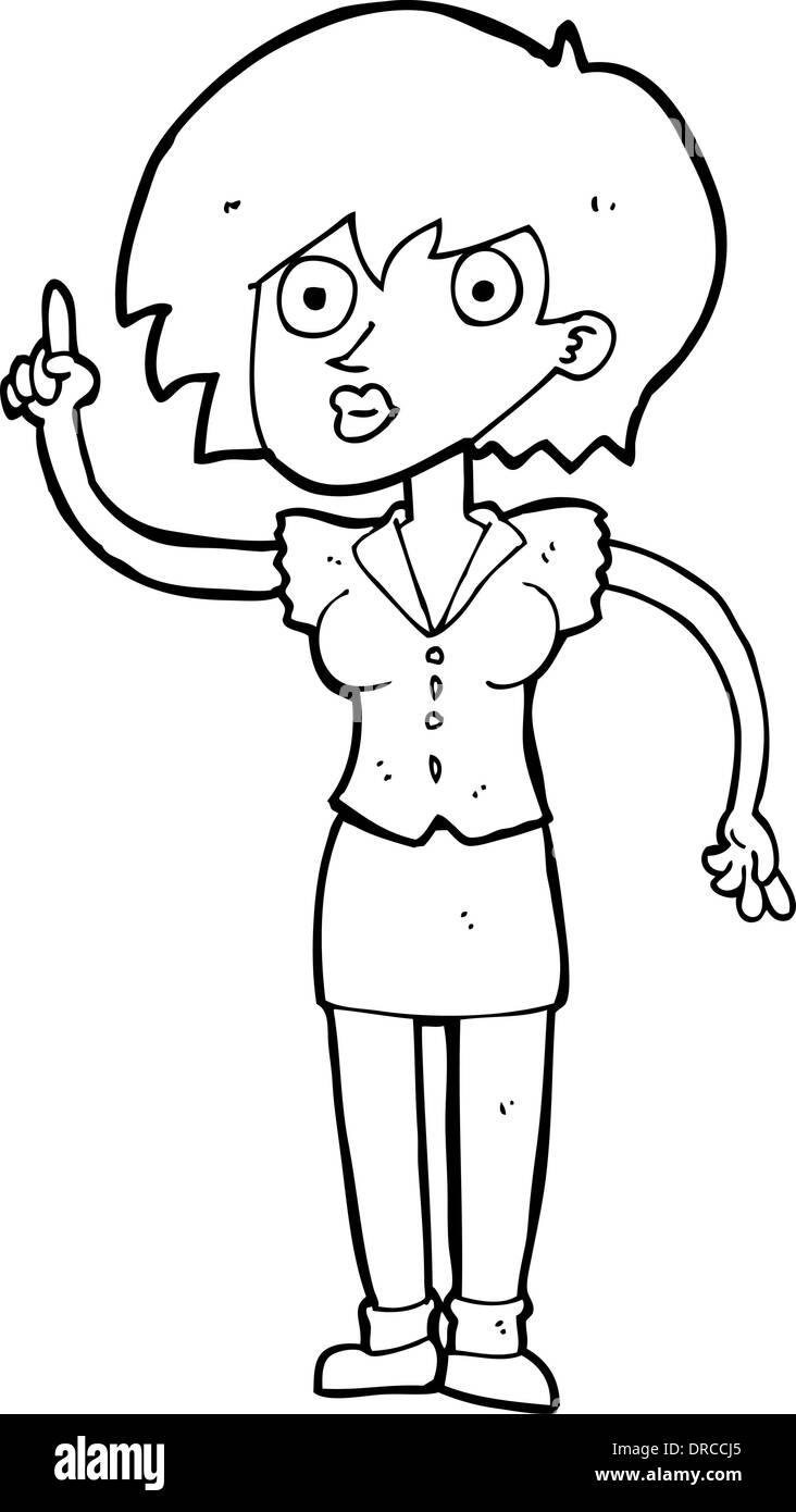 cartoon woman with question Stock Vector Image & Art - Alamy