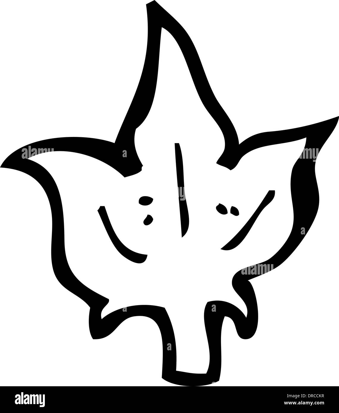 cartoon leaf symbol Stock Vector Image & Art - Alamy
