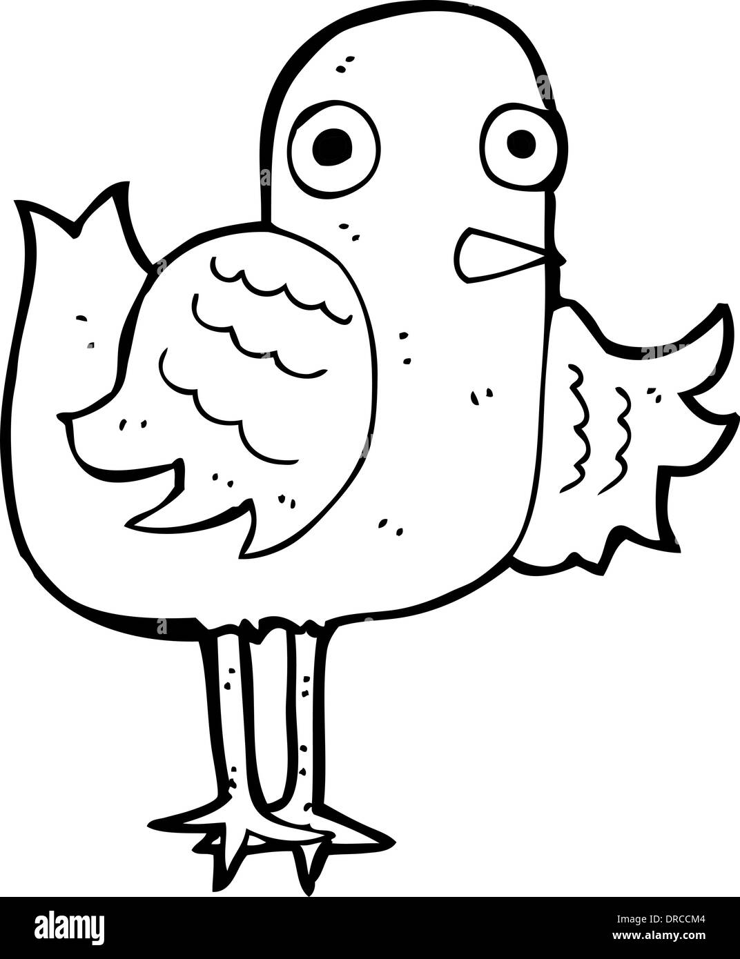 cartoon bird waving wing Stock Vector Image & Art - Alamy