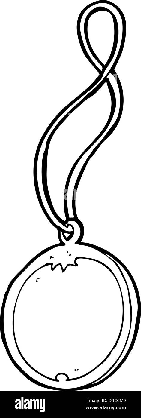 cartoon pendant necklace Stock Vector Image & Art - Alamy