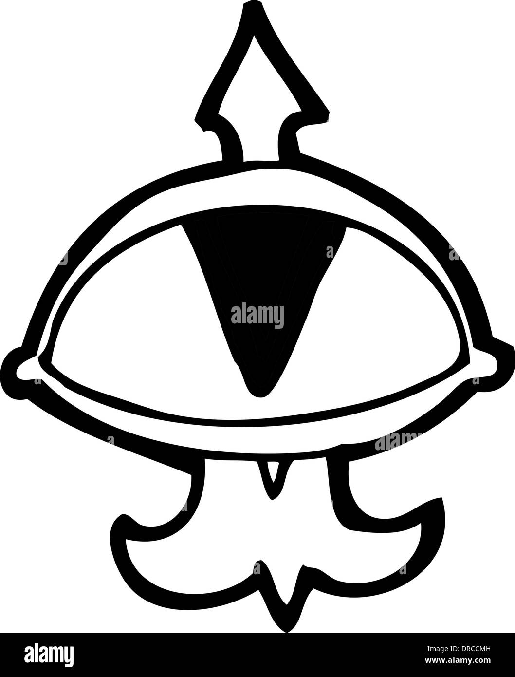 cartoon mystic eye symbol Stock Vector Image & Art - Alamy