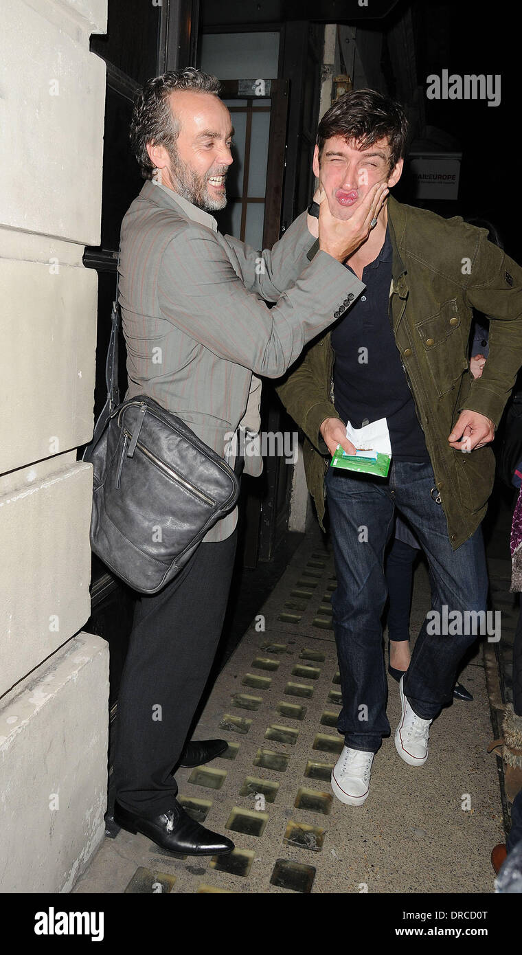 John Hannah and Adrian Bower at the TV preview "A Touch of Cloth" held ...