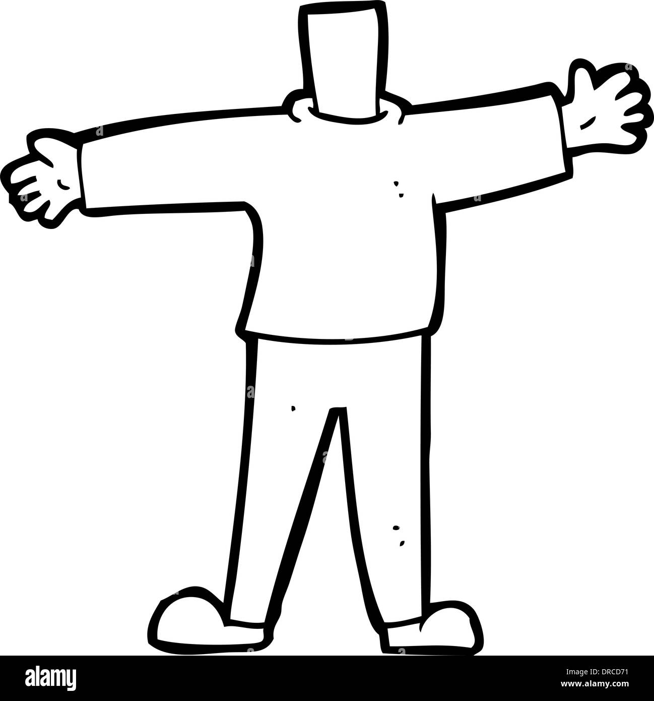 cartoon male body (mix and match cartoons or add own photo head Stock ...