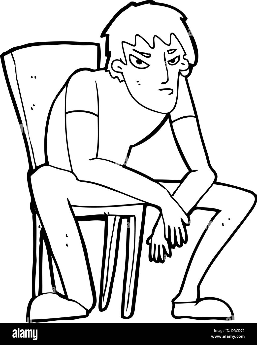 Dejected Black and White Stock Photos & Images - Alamy