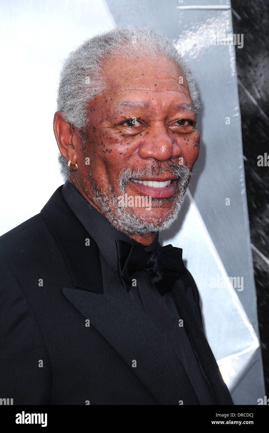 Morgan Freeman, "The Dark Knight Rises" World Premiere - Outside ...