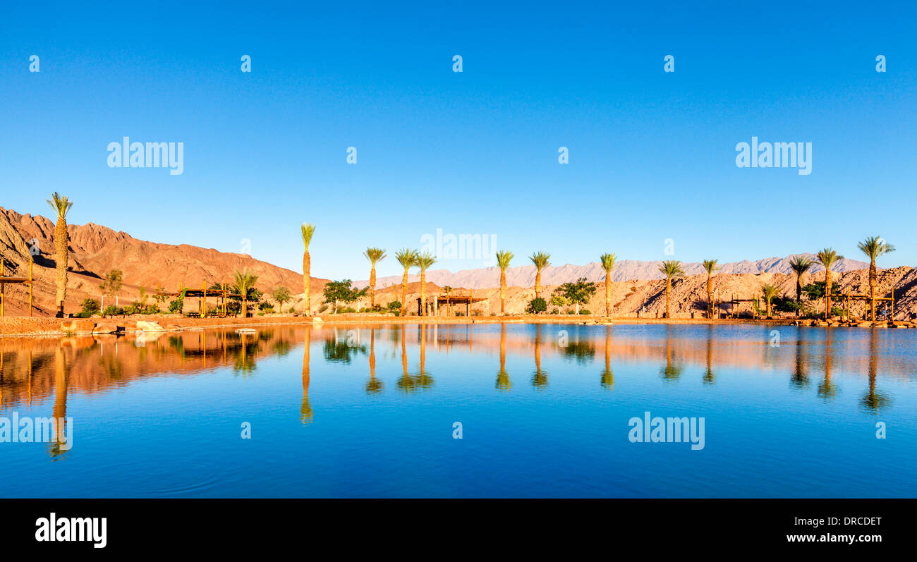 Lake in Timna National Park in Israel Stock Photo - Alamy