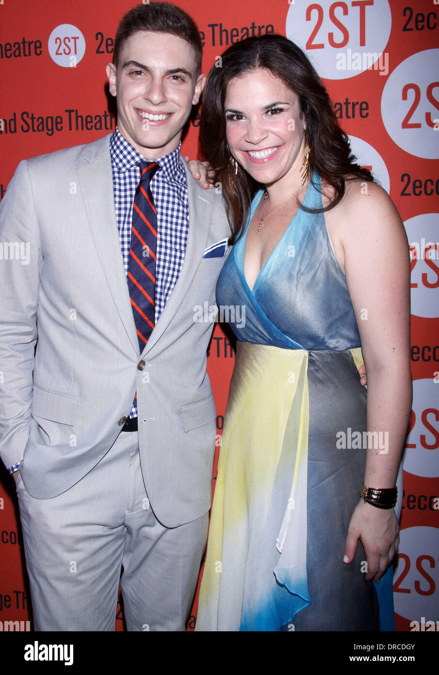 Derek Klena and Lindsay Mendez After party celebrating the New York ...
