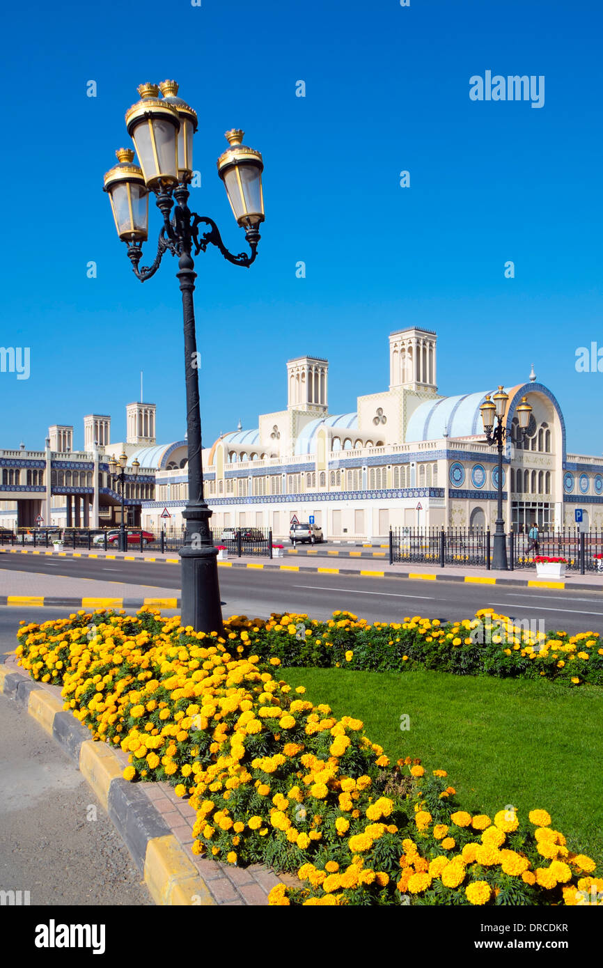 Central Souk or the Blue Souk in Sharjah in United Arab Emirates Stock ...