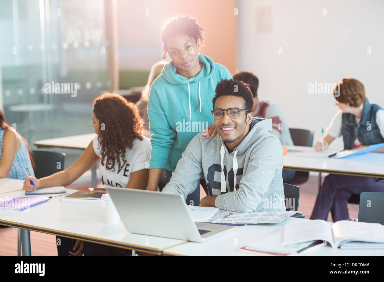 Laptop classroom adult hi-res stock photography and images - Alamy