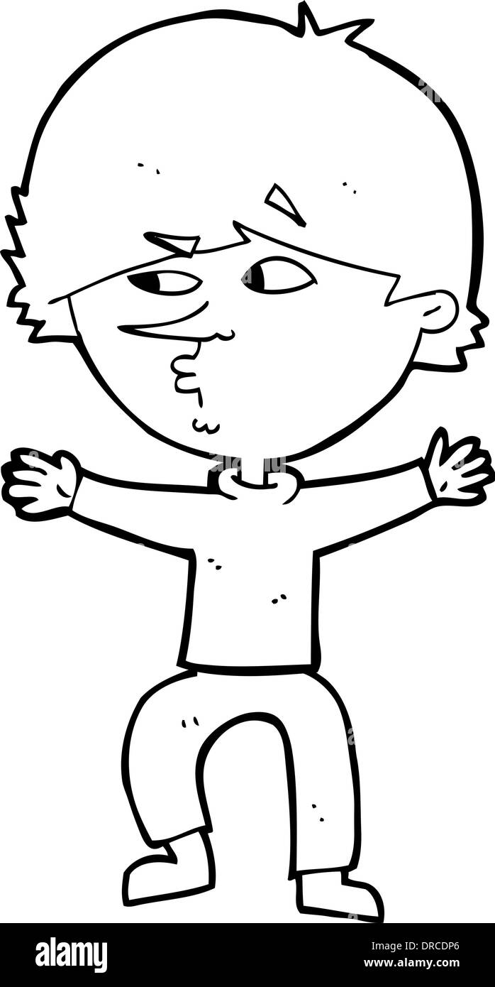 cartoon suspicious man Stock Vector Image & Art - Alamy