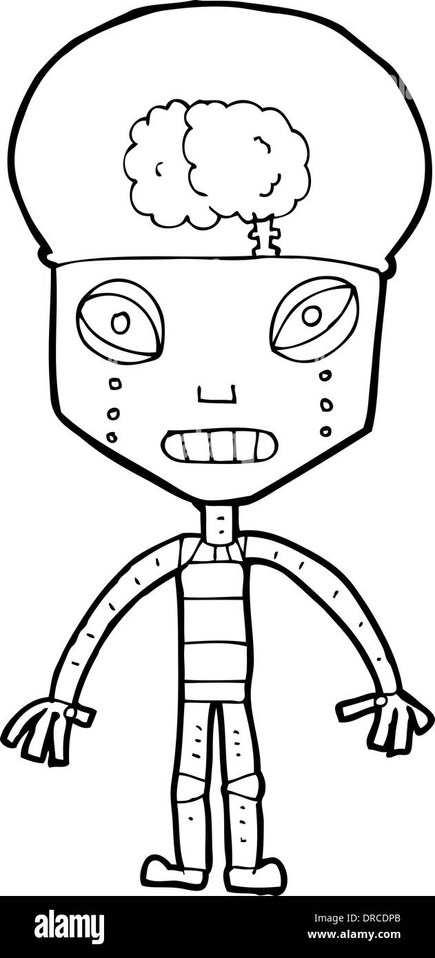 cartoon weird robot Stock Vector Image & Art - Alamy