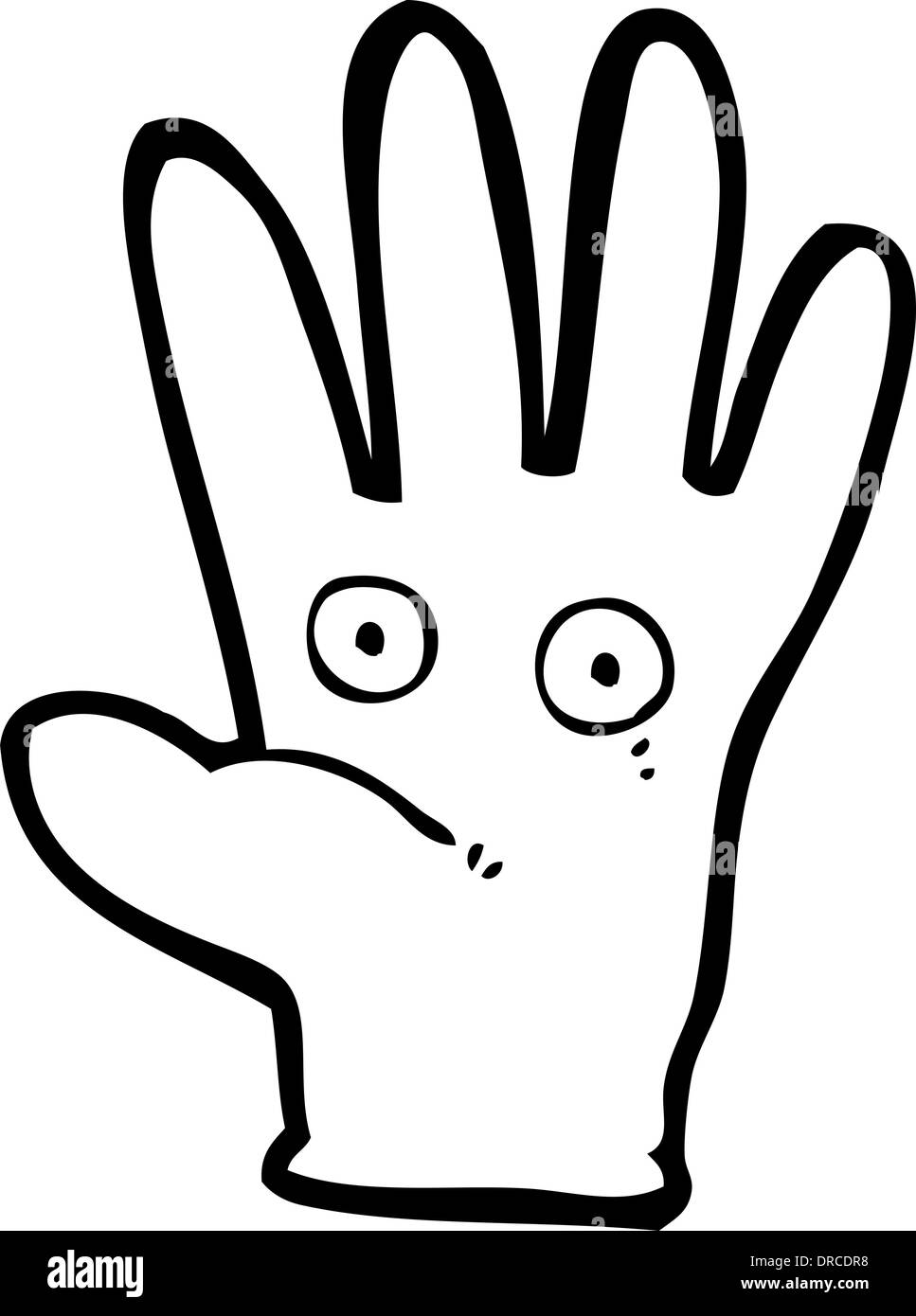 cartoon hand with eyes Stock Vector Image & Art - Alamy