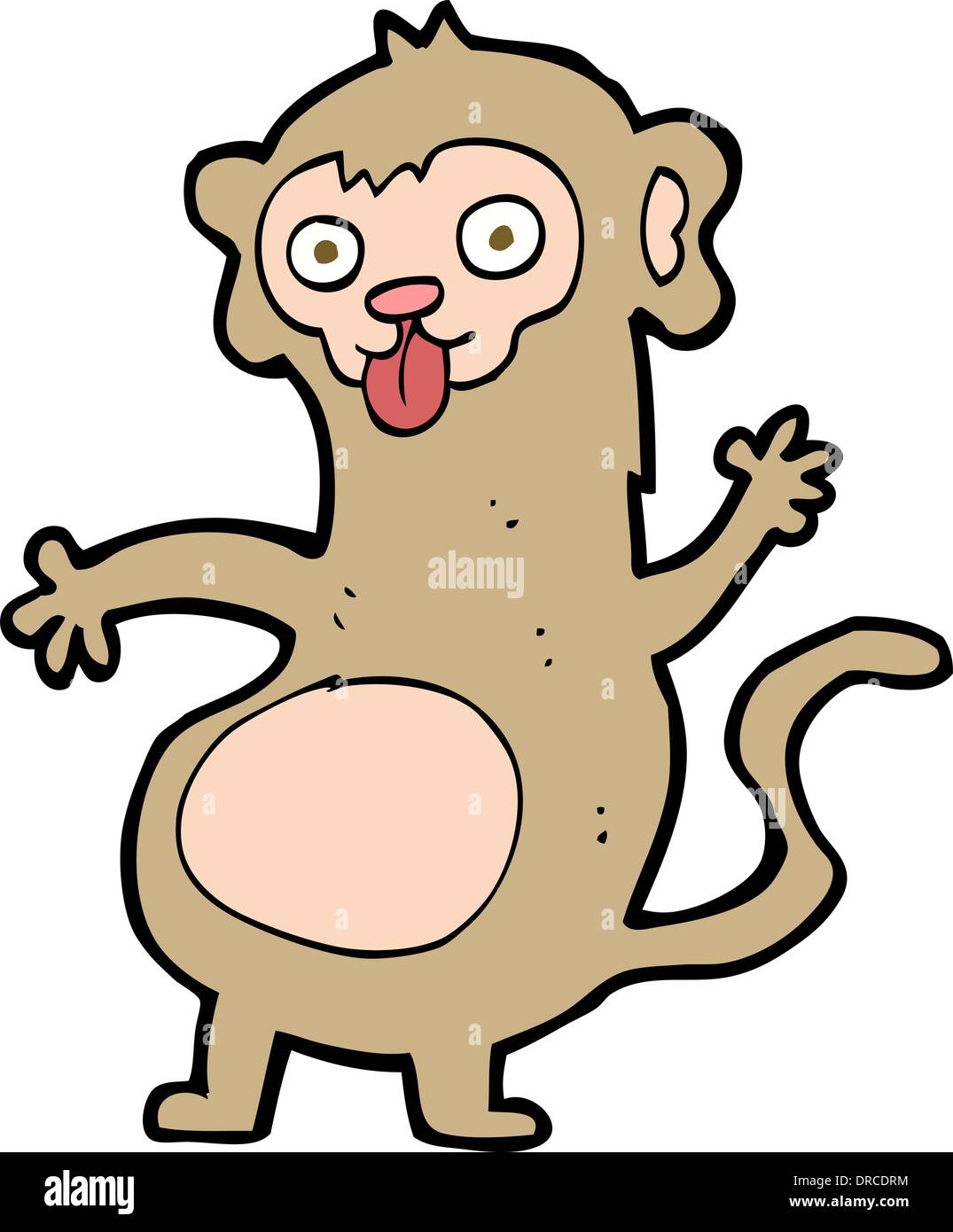 funny cartoon monkey Stock Vector Image & Art - Alamy